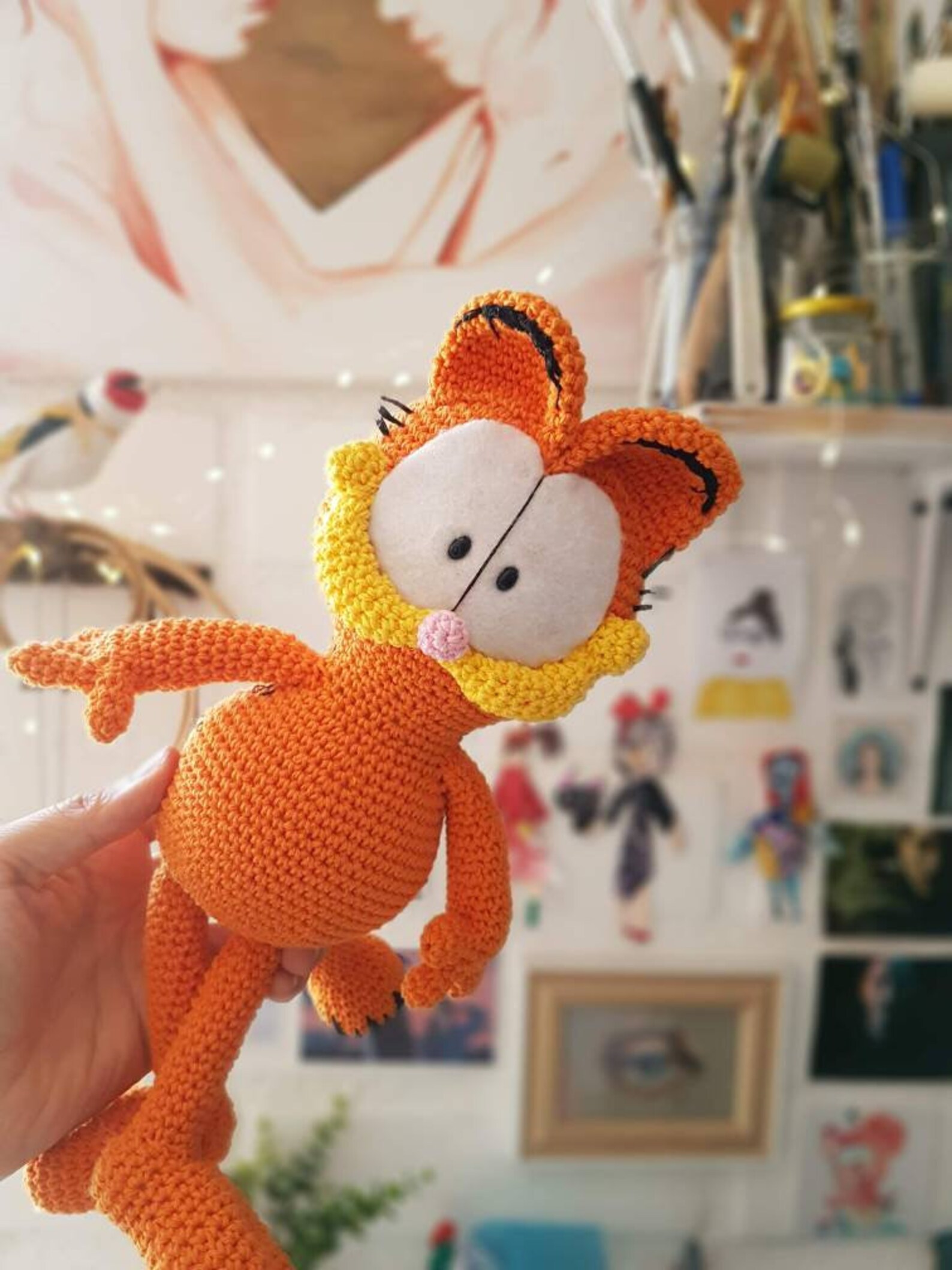 Pattern/ Patrón Garfield Amigurumi - Etsy