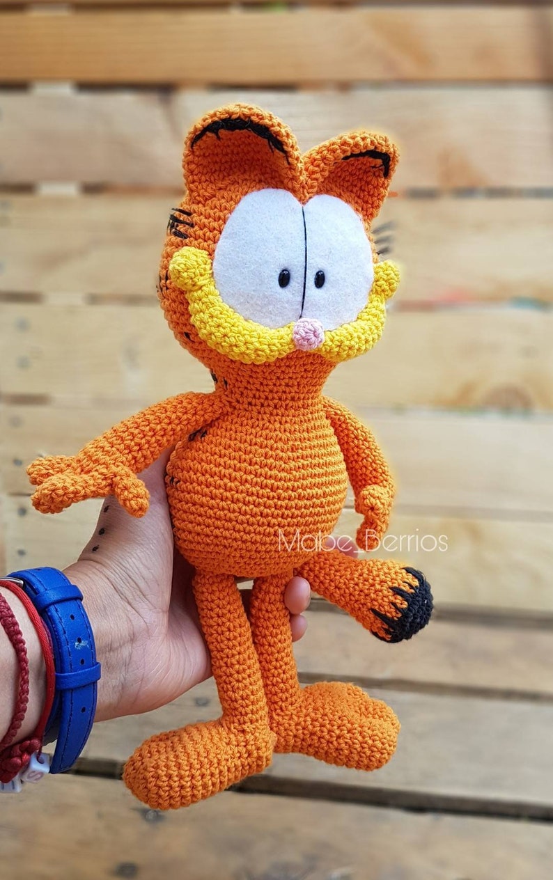 Pattern/ Patrón Garfield Amigurumi - Etsy