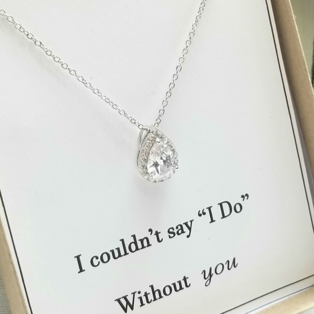 Single Big Tears Drop Necklace. Big Tears Drop Necklace. Silver Big ...