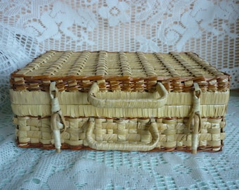 Rattan Briefcase - Etsy