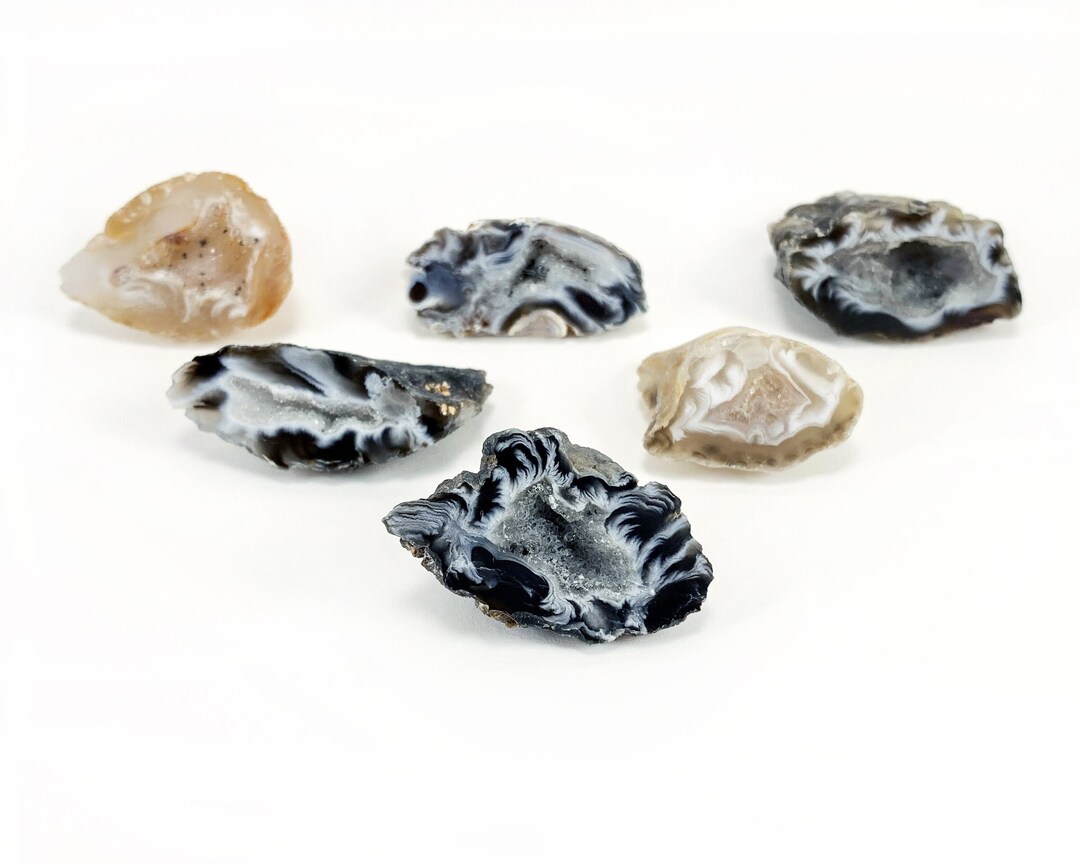 Mini Geode Druzy Agate Geode Tiny Sparkling Geode Oco Agate Geode With ...