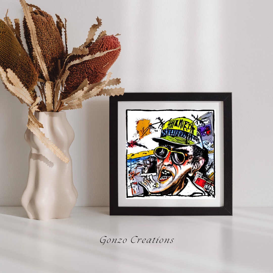 Ralph Steadman Style Art, Fear and Loathing, High Resolution ...