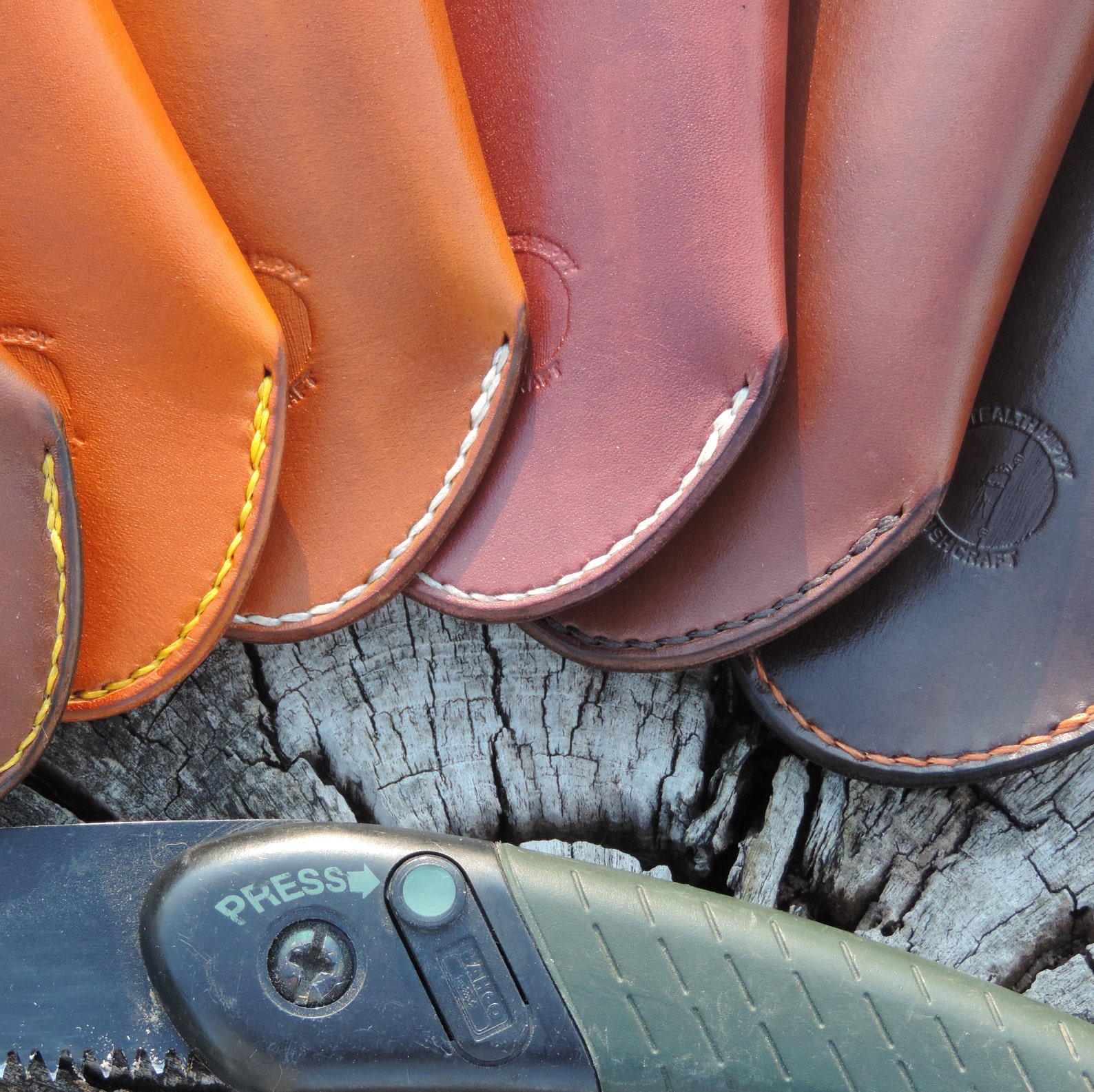 Bacho Laplander Sheath | Folding Saw Carrier | Hand Stitched Leather - Etsy