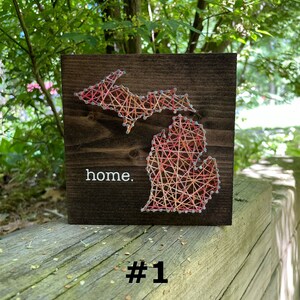 Michigan Home String Art - Etsy
