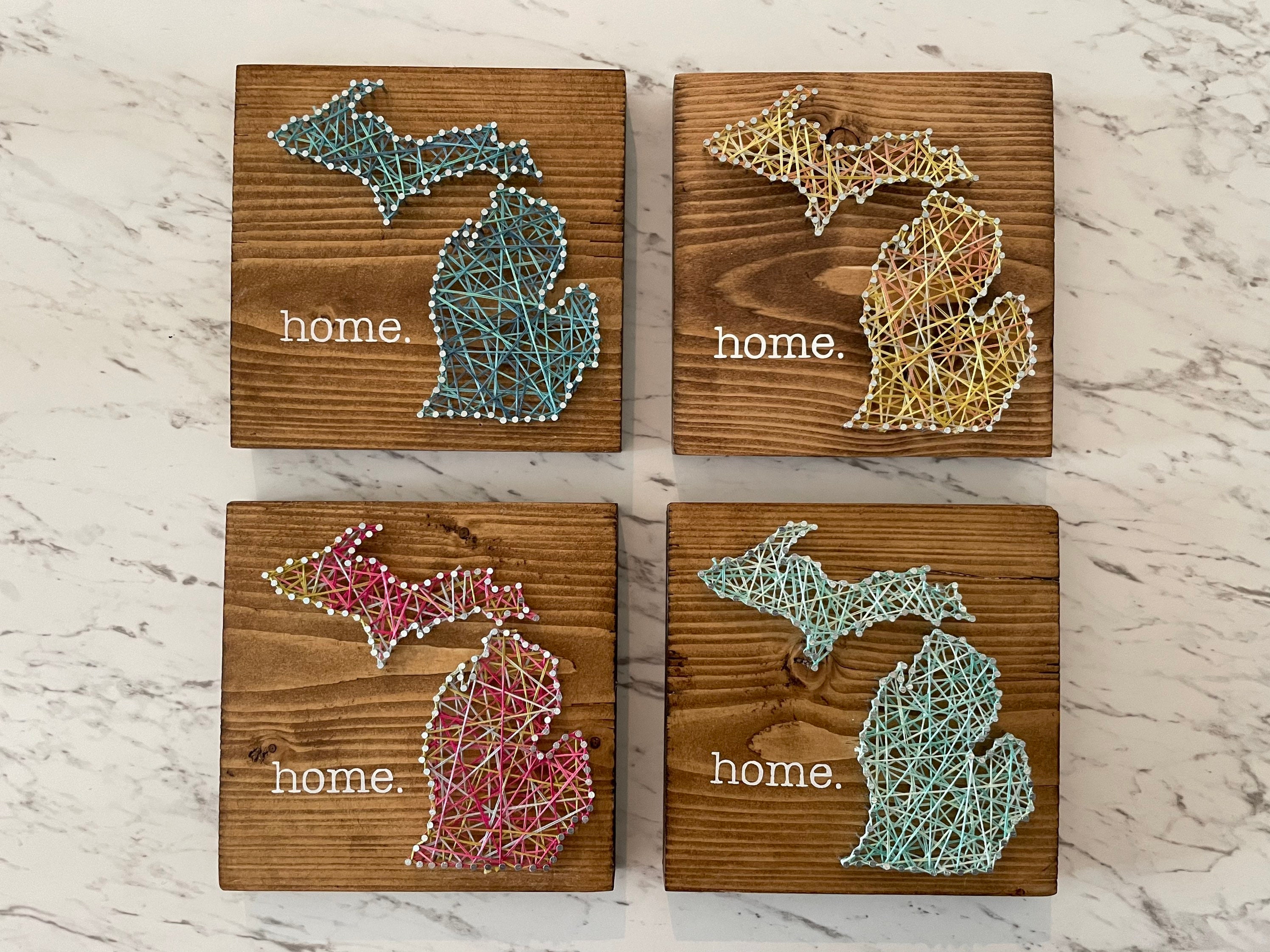 Michigan Home String Art - Etsy
