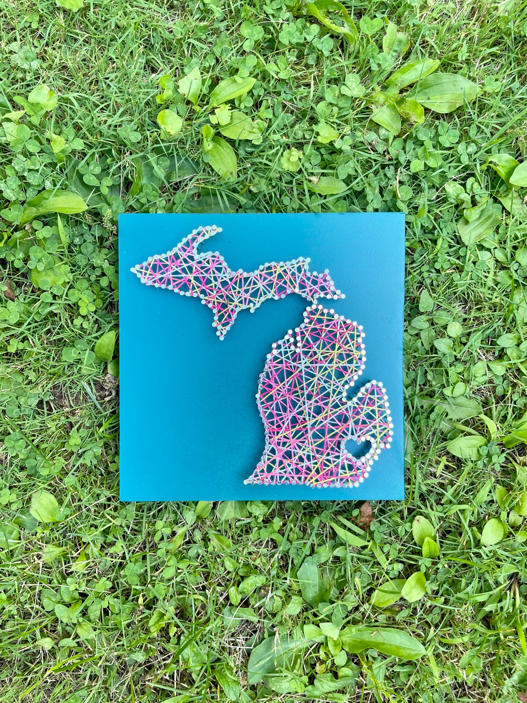 Michigan String Art- Multiple Colors! Customizable! - Etsy