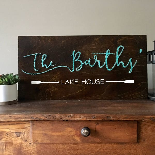 Lake String Art - Etsy