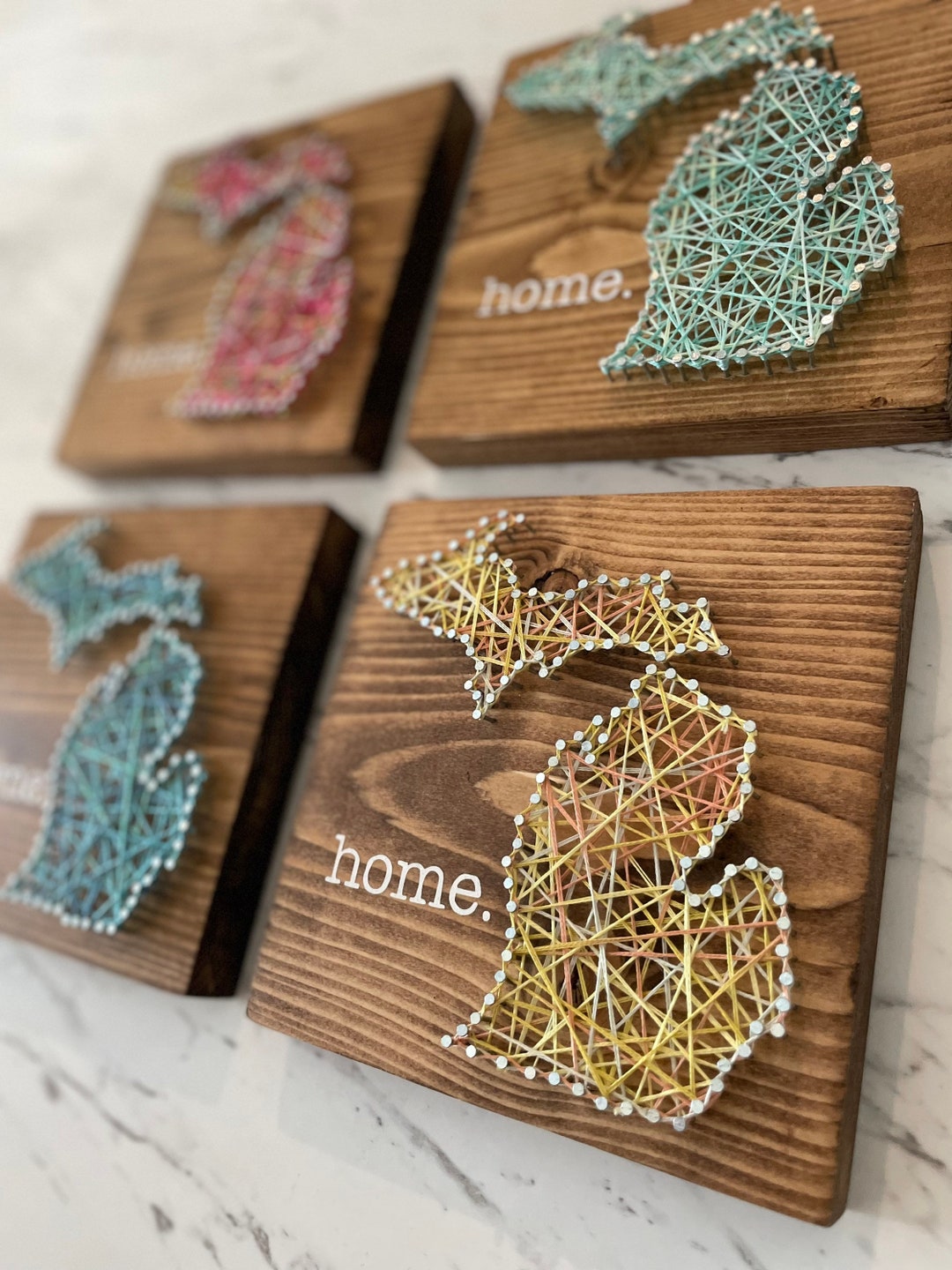 Michigan Home String Art - Etsy