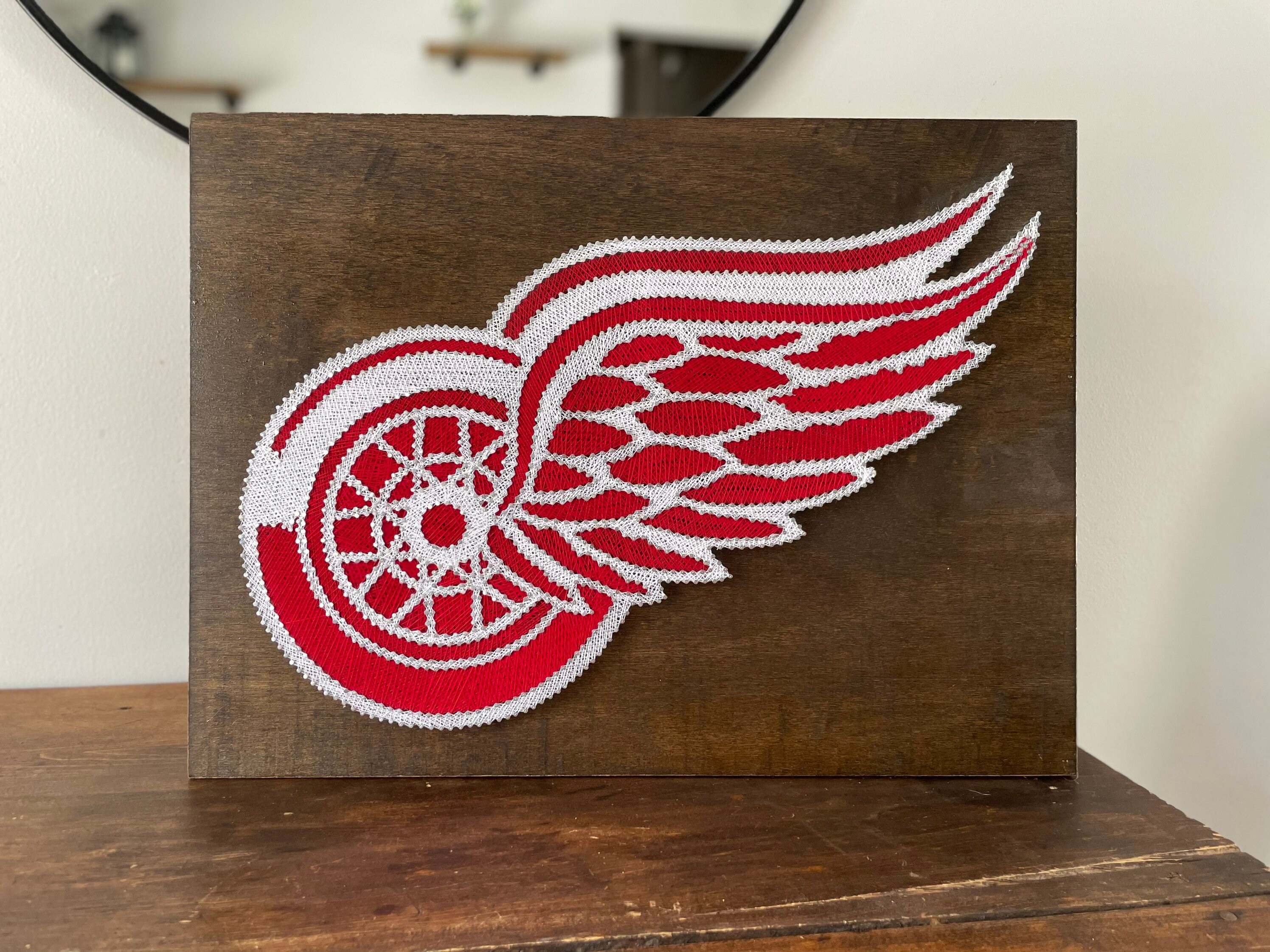 Detroit Red Wings String Art- Ready to Ship! - Etsy