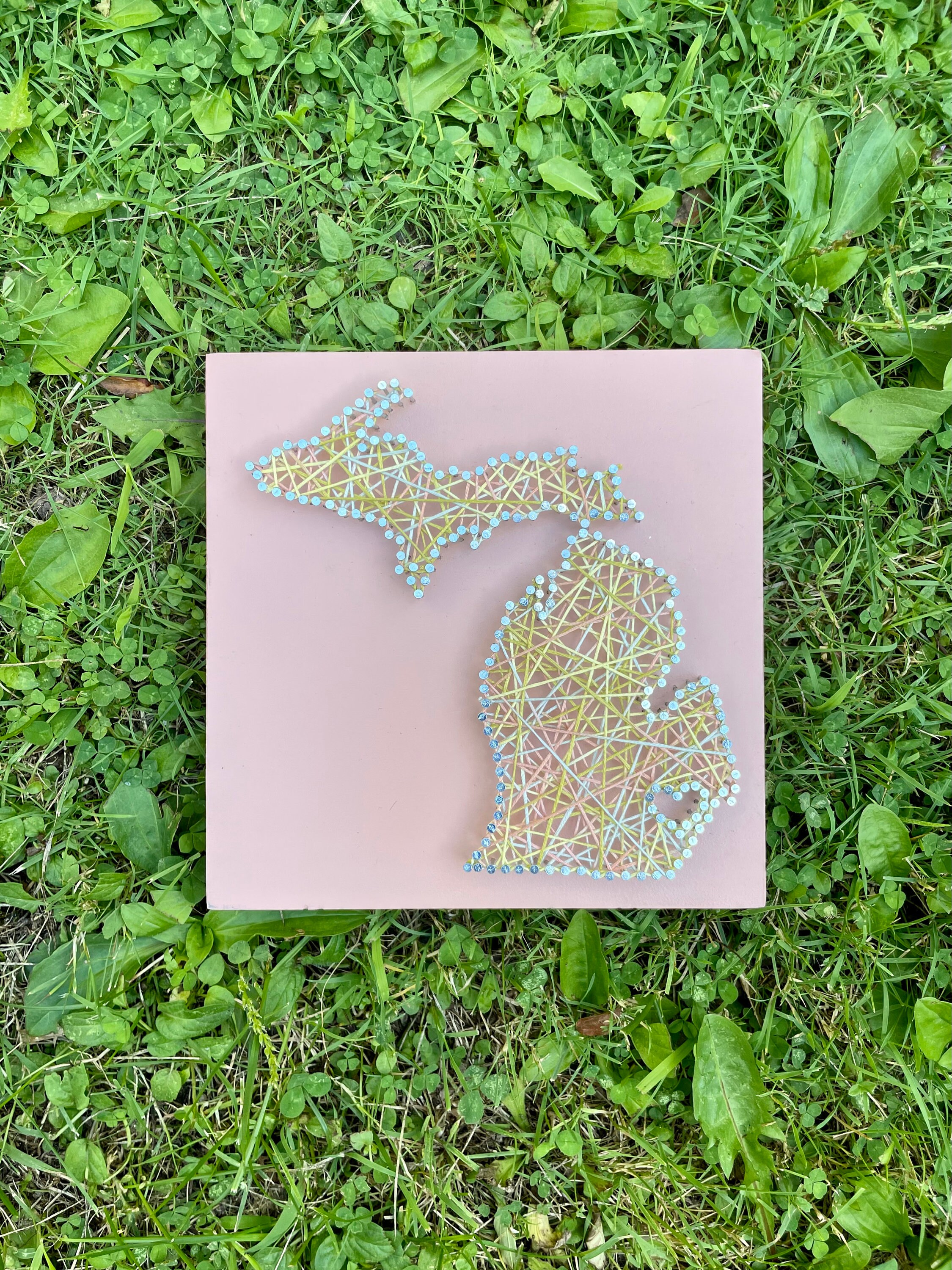 Michigan String Art- Multiple Colors! Customizable! - Etsy