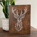 Geometric Deer Head String Art - Etsy