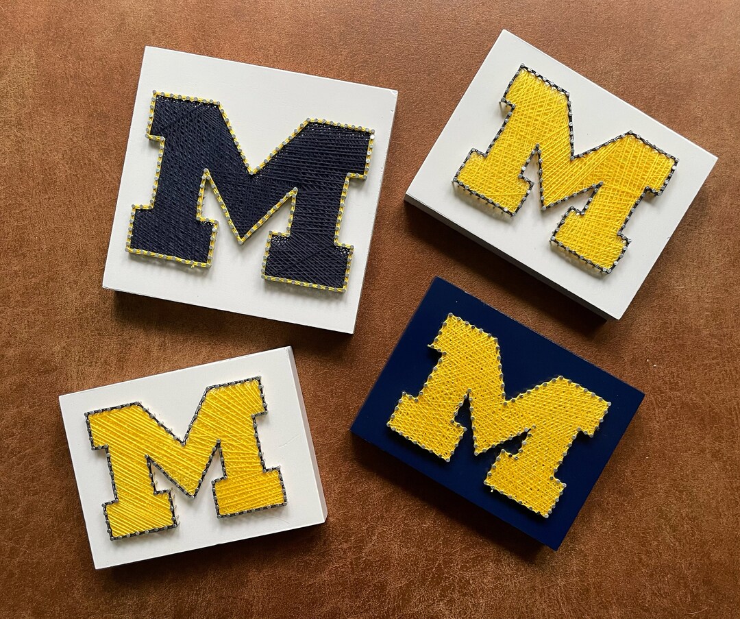 University of Michigan String Art Ready to Ship - Etsy