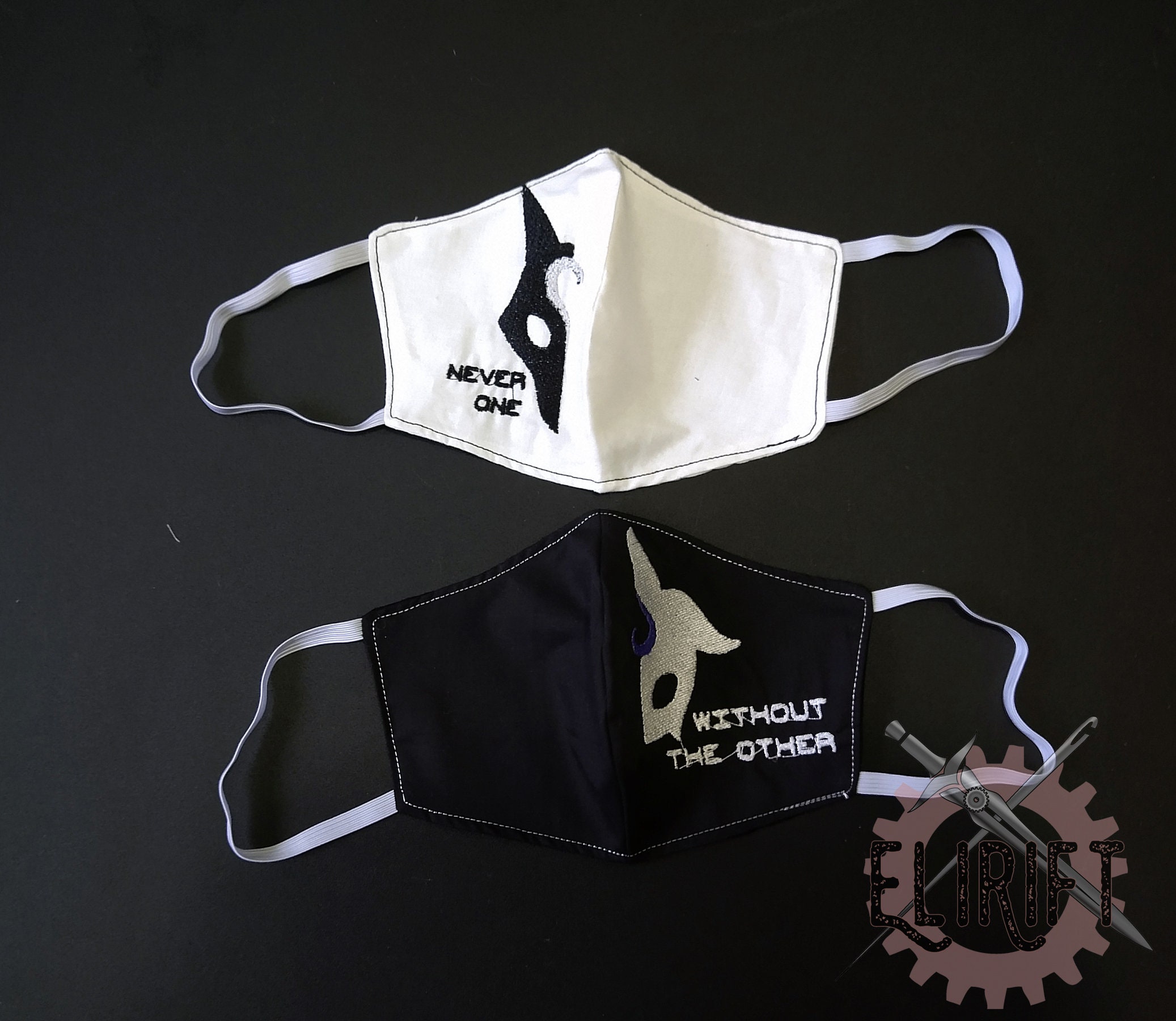 League of Legends Kindred Inspired Embroidered Face Masks | Etsy