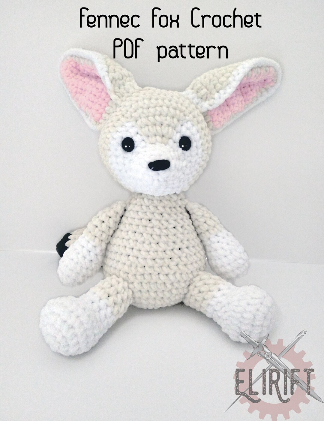 Fennec Fox PDF Crochet Pattern Tutorial DOWNLOAD - Etsy