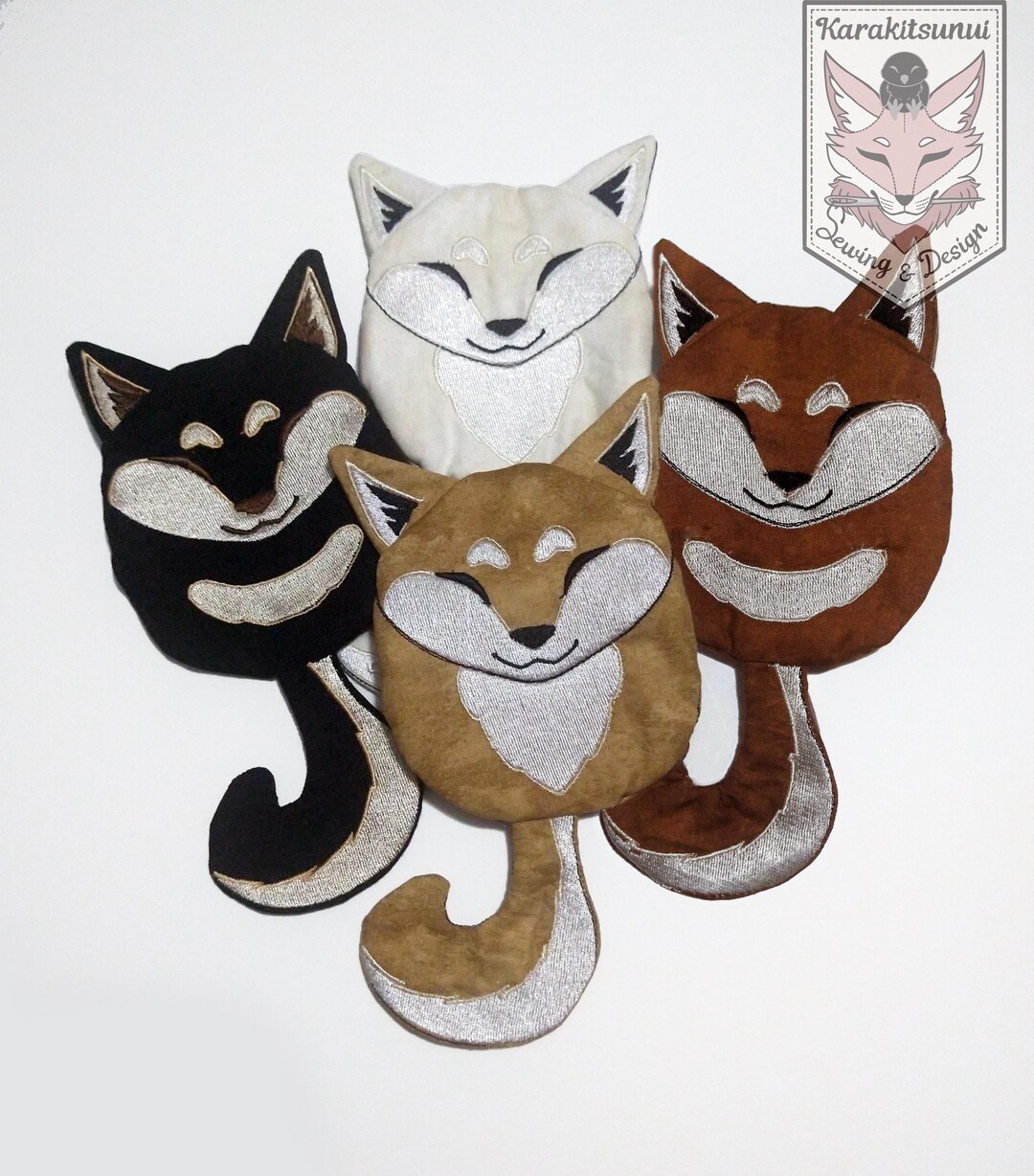 Embroidered Shiba Inu Handmade Zipper Pouch - Etsy