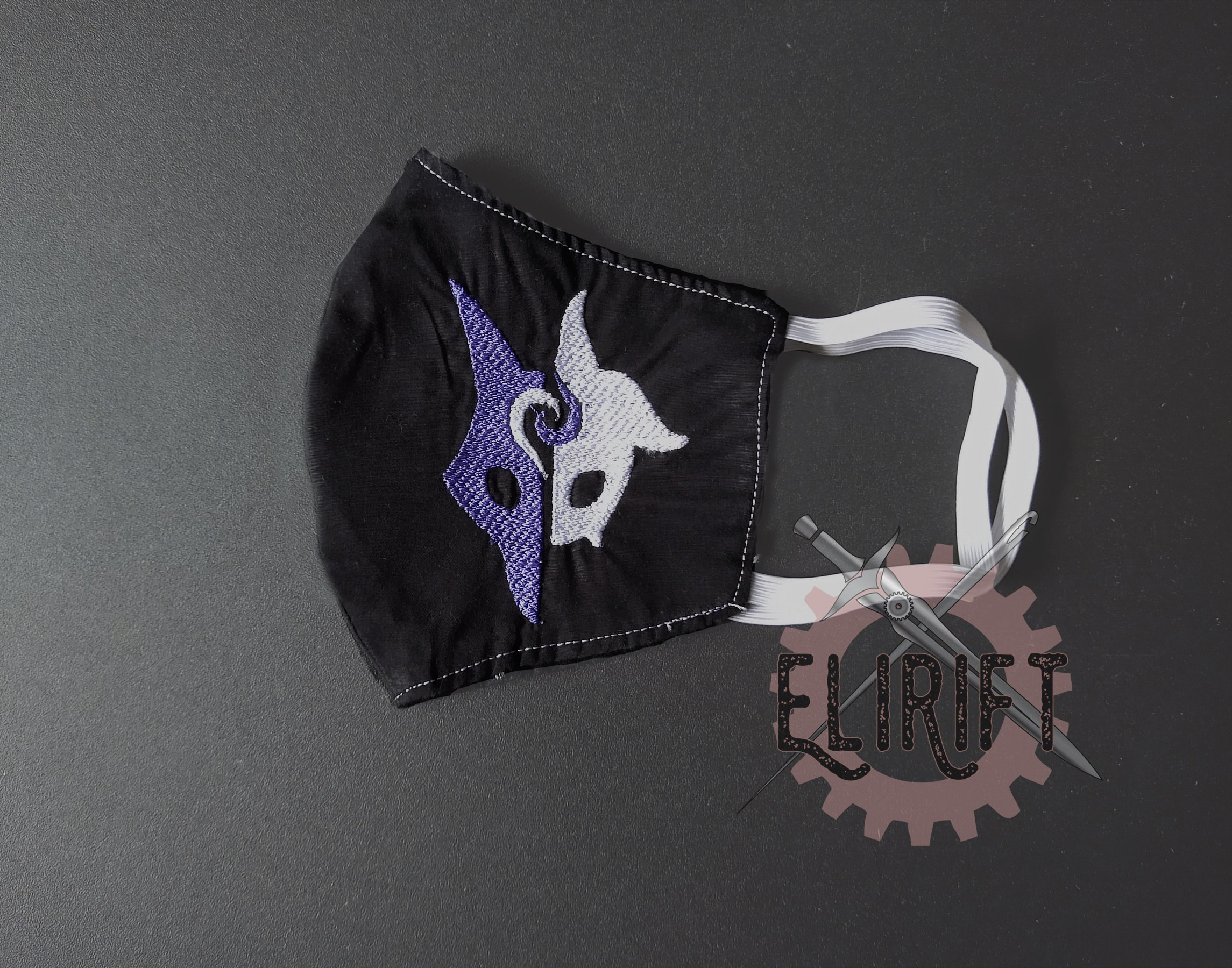 League of Legends Kindred Inspired Embroidered Face Masks | Etsy