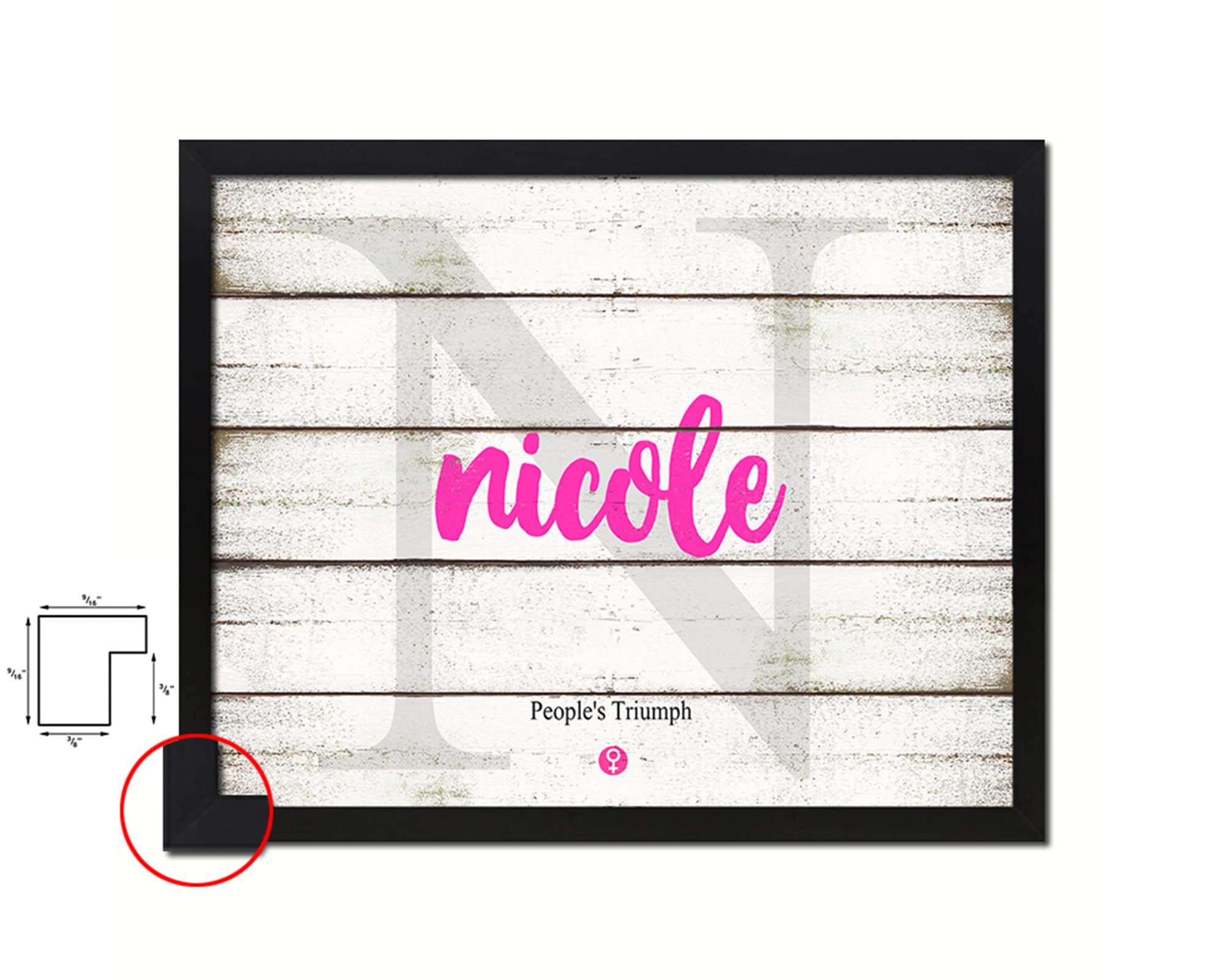 Nicole Name Graphic