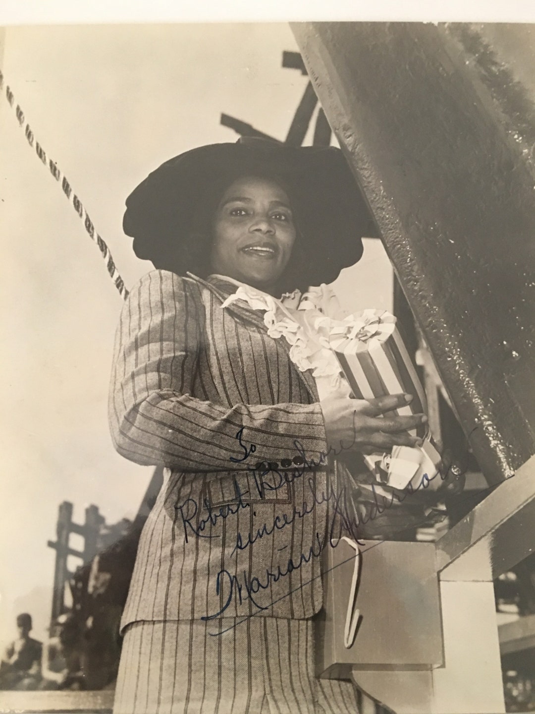 Marian Anderson Autograph With COA - Etsy