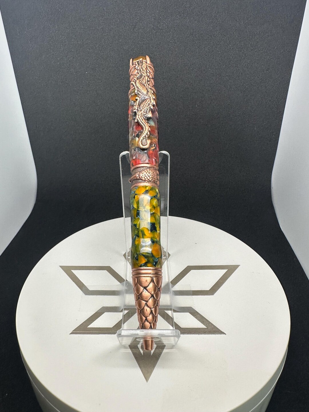 Custom Dragon Pen "wyrmfire Scribe" - Etsy