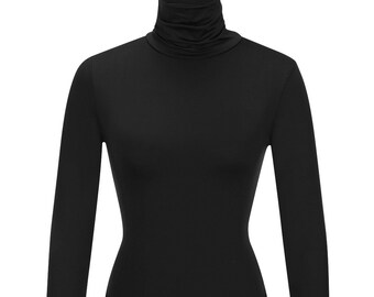 Turtle Neck Body Suit - Etsy