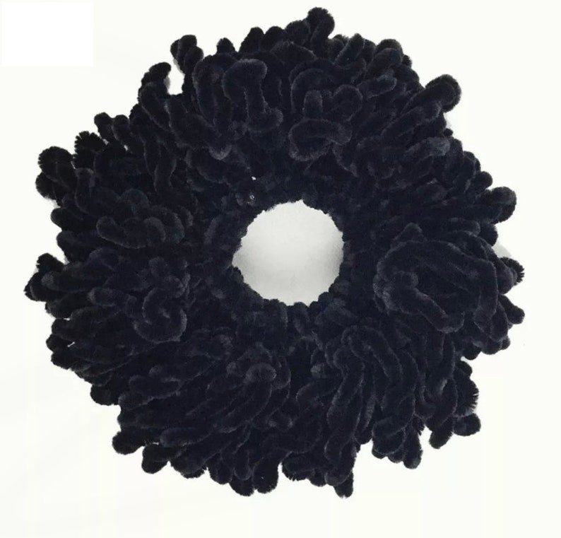 Black Velvet Volumizing Scrunchie| Hijab Scrunchie| Volumizer| Hijab Accessorie| - Etsy