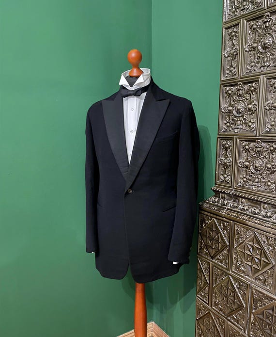 Victorian / Edwardian - Tuxedo / Black Tie Jacket - 1… - Gem