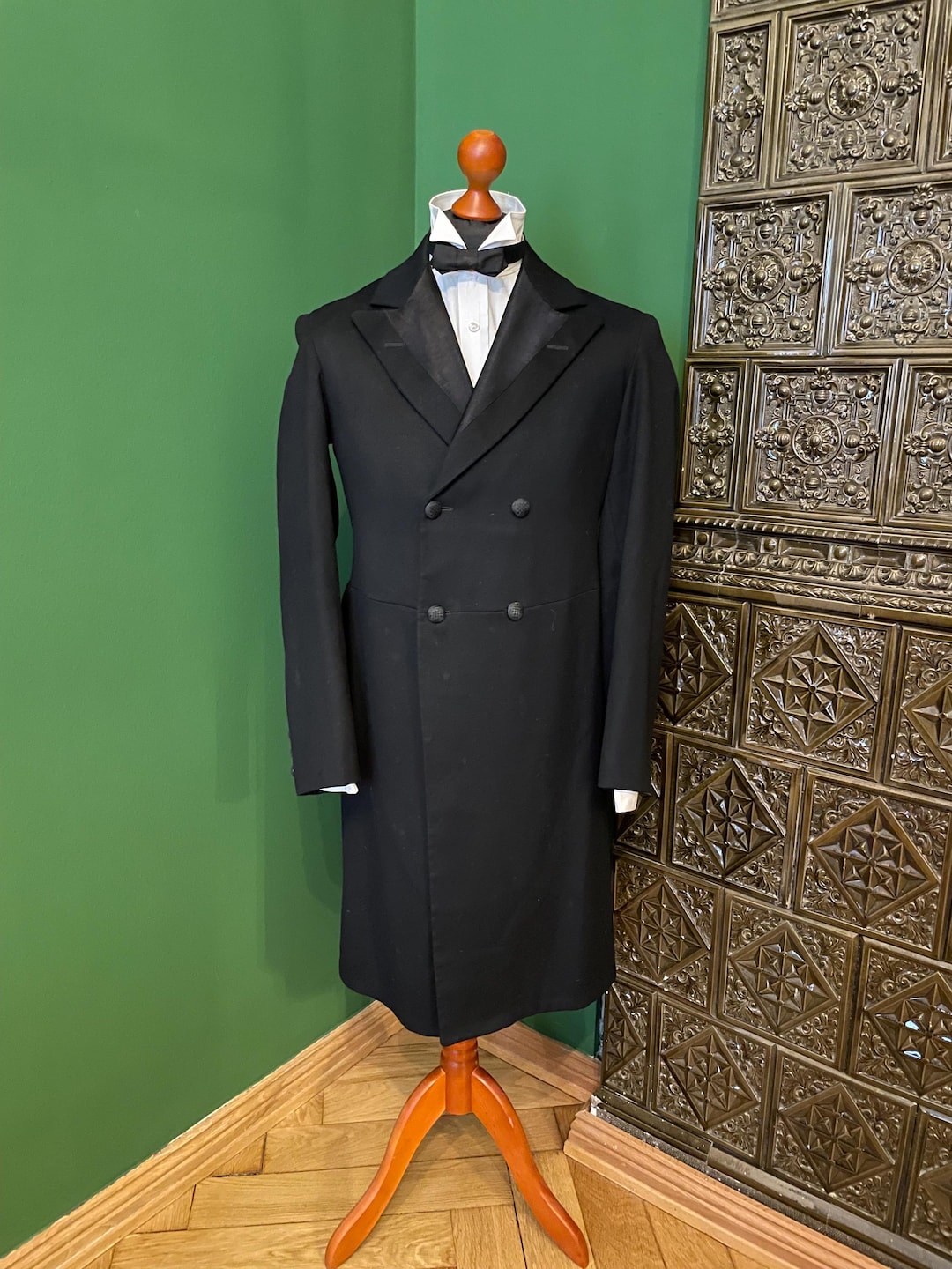Victorian / Edwardian - Frock Coat With Silk Lapels - 1900s / 1910s - Etsy