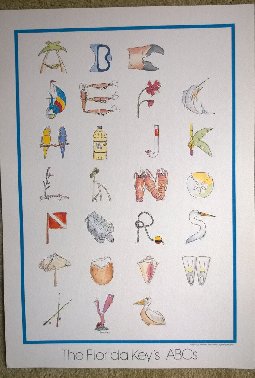 The Florida Keys Abc's - Etsy