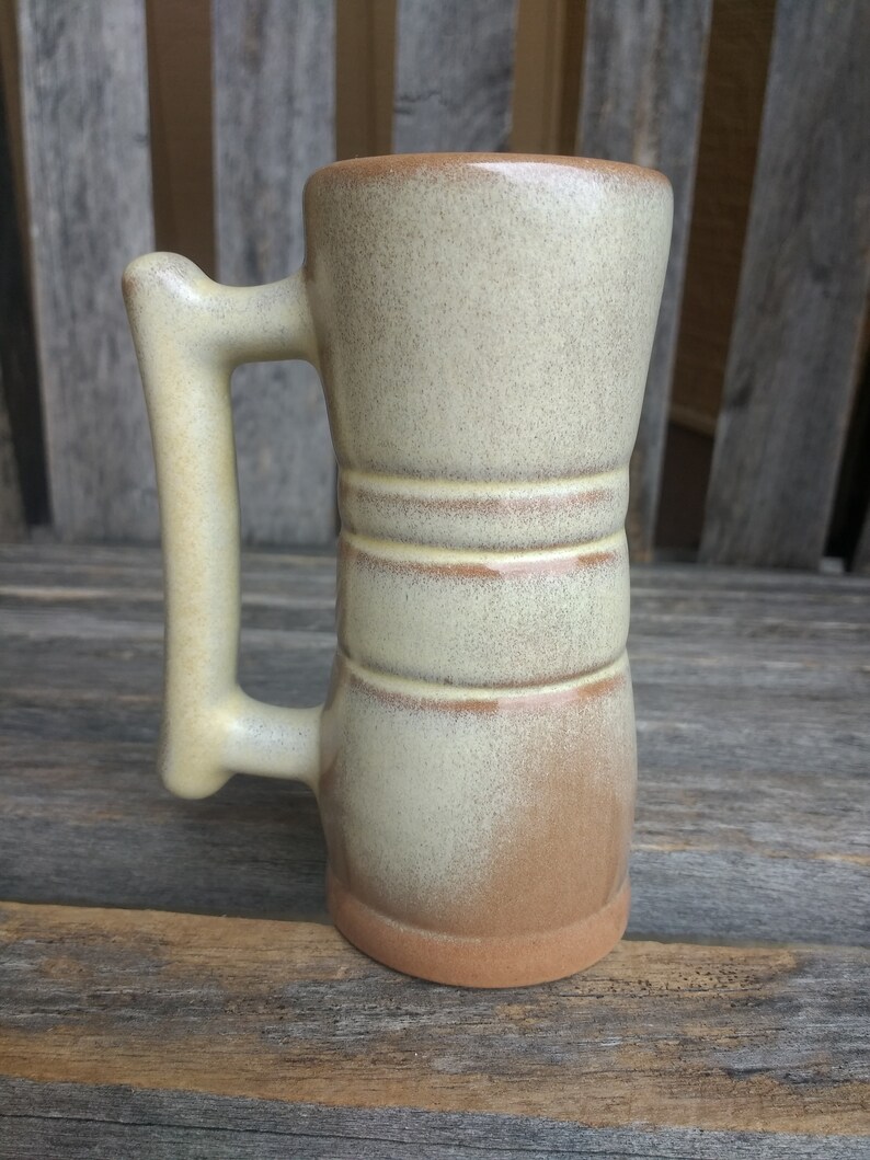 Vintage Frankoma Pottery Mug Neutral Beige and Sandstone Cup - Etsy
