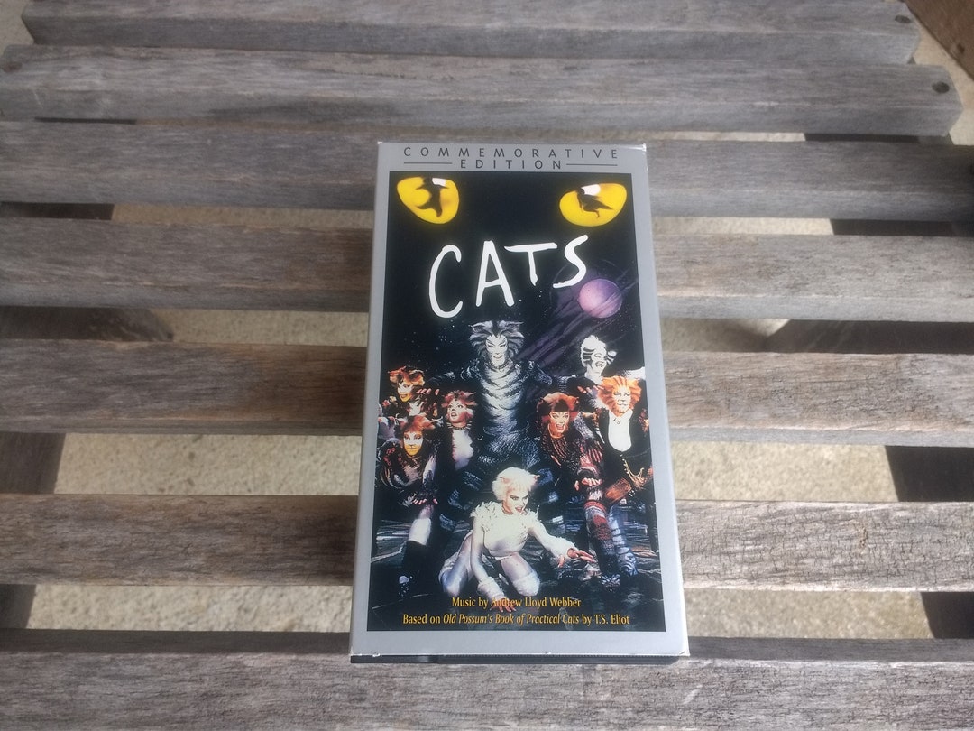 Vintage CATS Commemorative Edition VHS Tape With Bonus Feature Tape ...