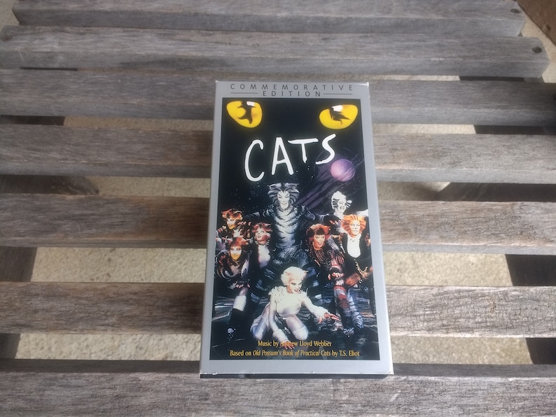 Vintage CATS Commemorative Edition VHS Tape With Bonus Feature | Etsy