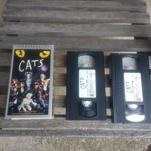 Vintage CATS Commemorative Edition VHS Tape With Bonus Feature Tape ...