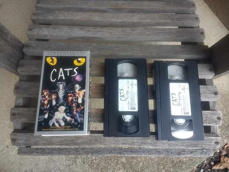 Vintage CATS Commemorative Edition VHS Tape With Bonus Feature | Etsy