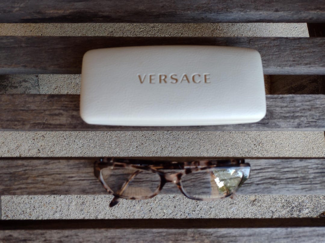 Versace Brown Tortoise Shell Plastic Eyeglasses (frames Only) Retro ...