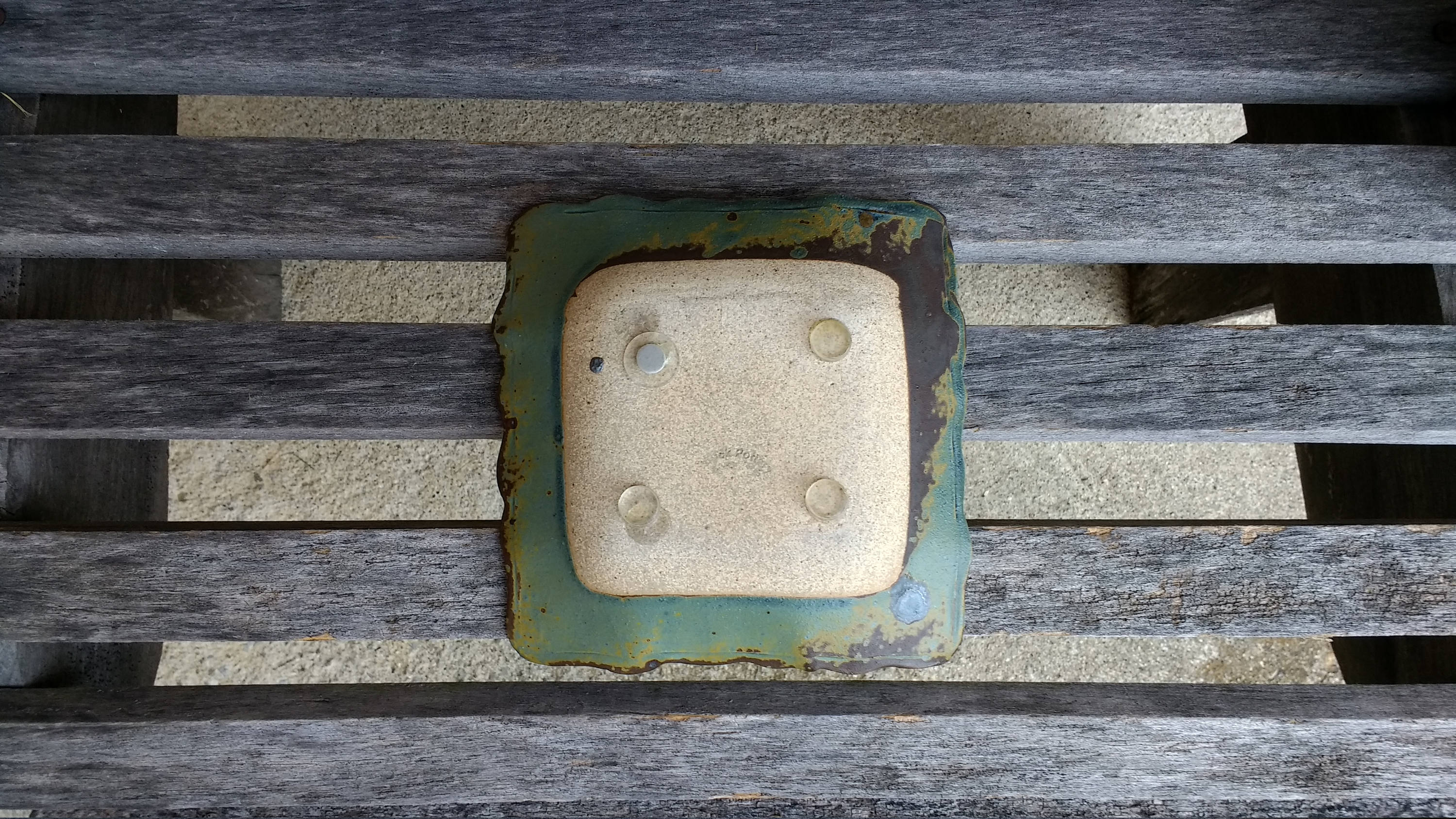 Vintage Buck Pottery Display Dish Turquoise Fine Pottery Dish Made in ...