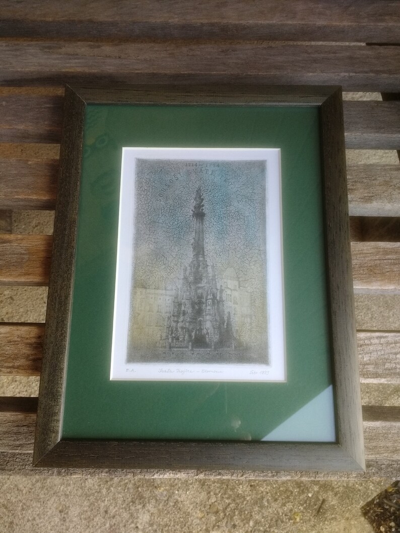 Vintage Petr Sobr Czech Republic Art Print Titled Suata Trojice in ...