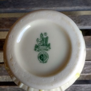 Vintage Belleek Irish Porcelain Vase Translucent Calla Lily Home Decor ...