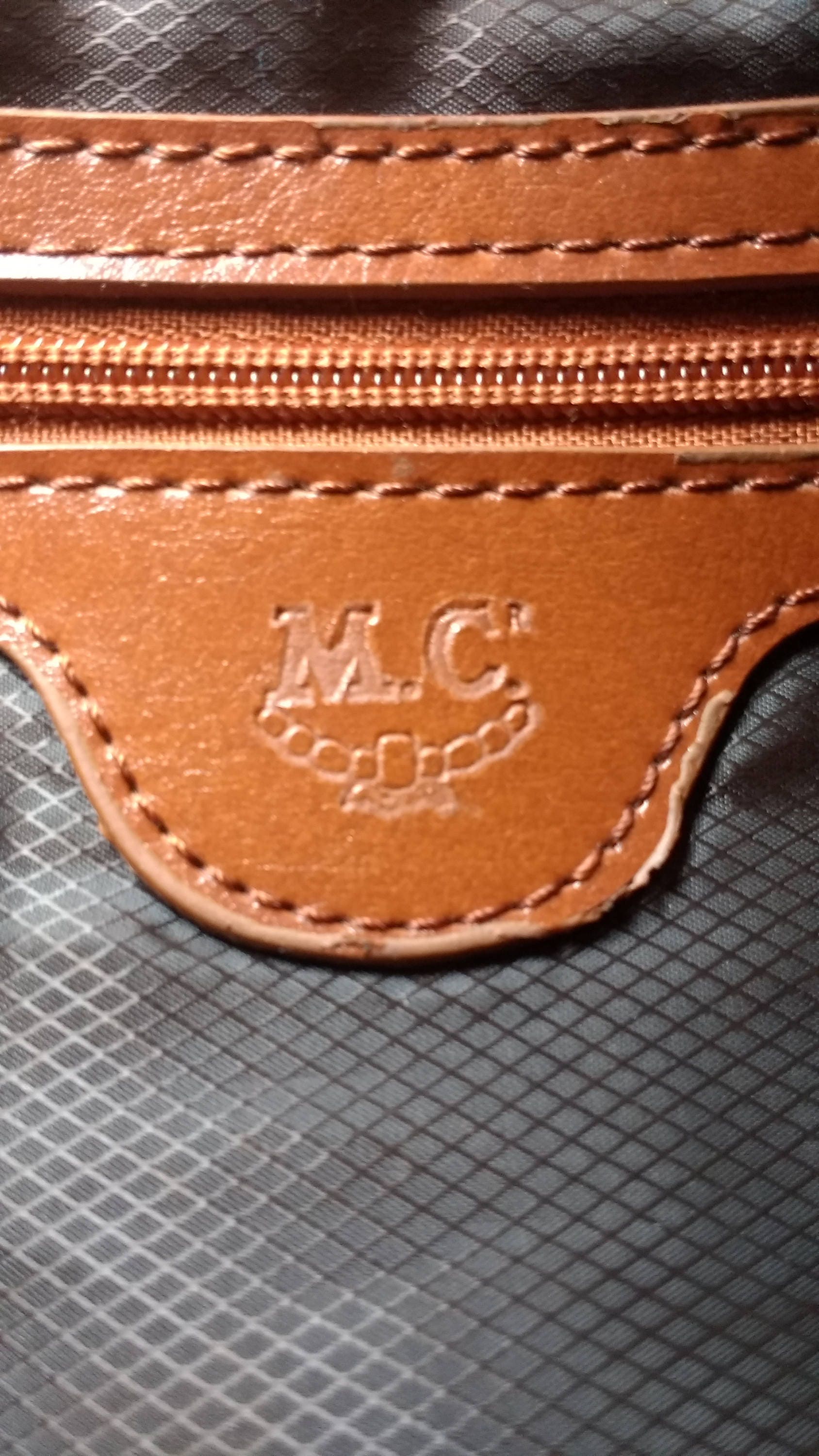 Vintage MC Marc Chantal Woven Handbag Brown Faux Leather | Etsy