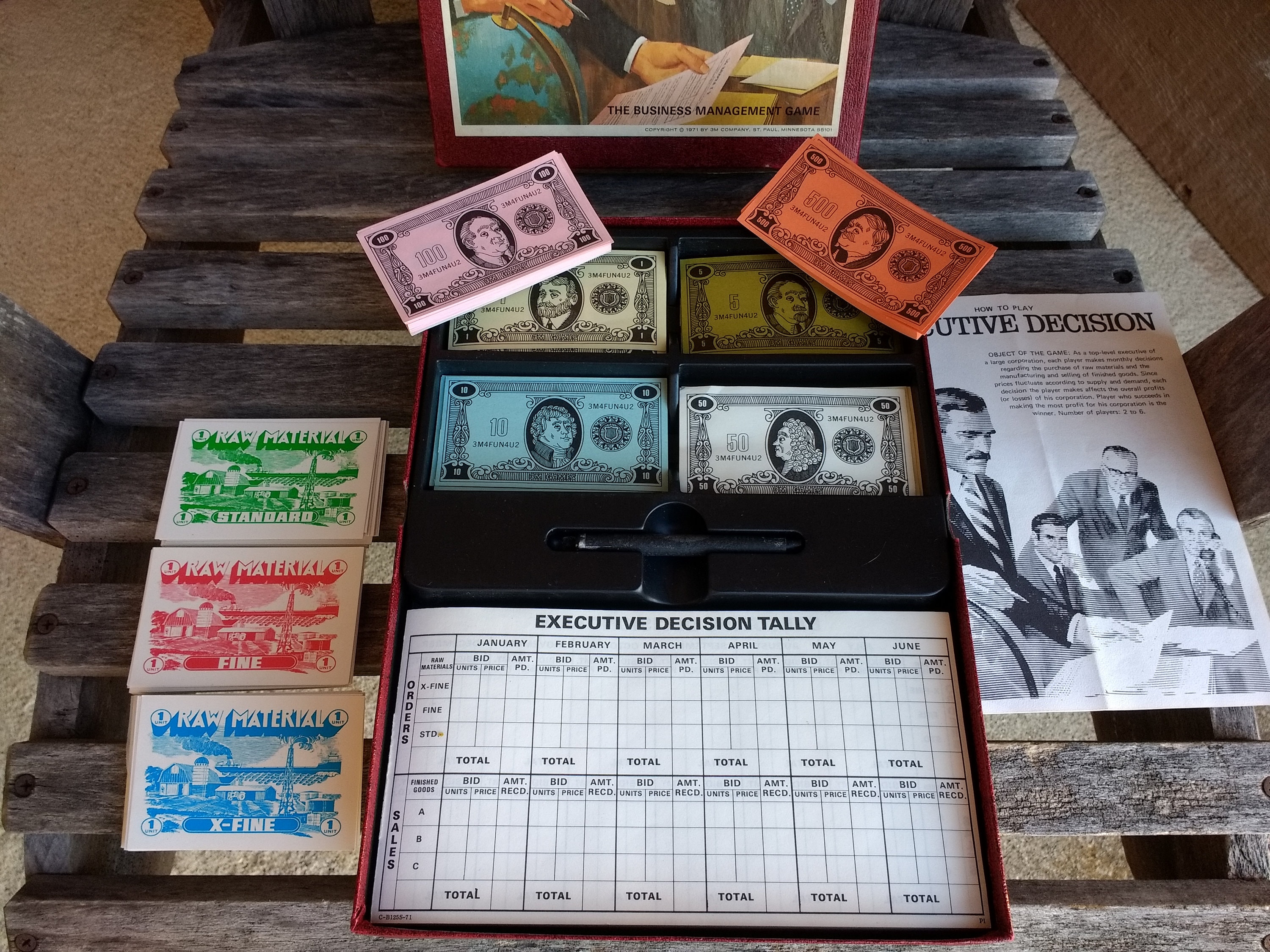 Vintage Executive Decision Board Game The Business Management | Etsy