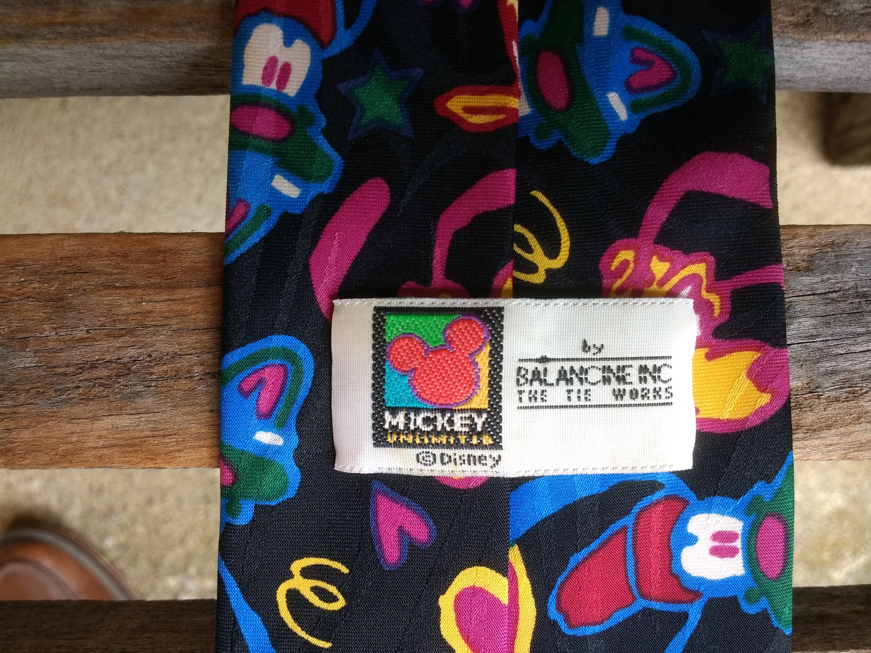Vintage Disney Mickey Unlimited Necktie by Balancine the Tie | Etsy