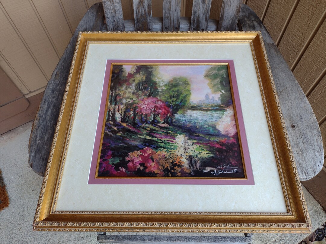 Bobby Sikes Abstract Landscape Giclee Art Print Retro Vintage Home ...