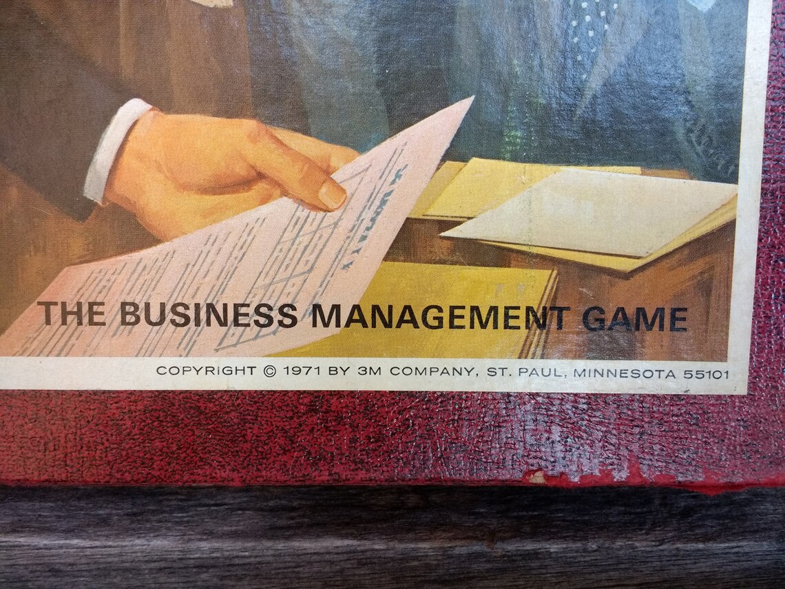 Vintage Executive Decision Board Game The Business Management | Etsy