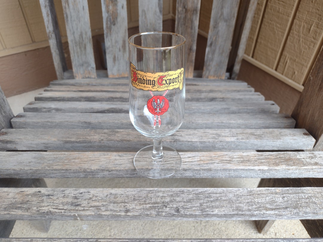 Binding Export Brewery Beer Glass Retro Vintage Frankfurt Germany Beer ...
