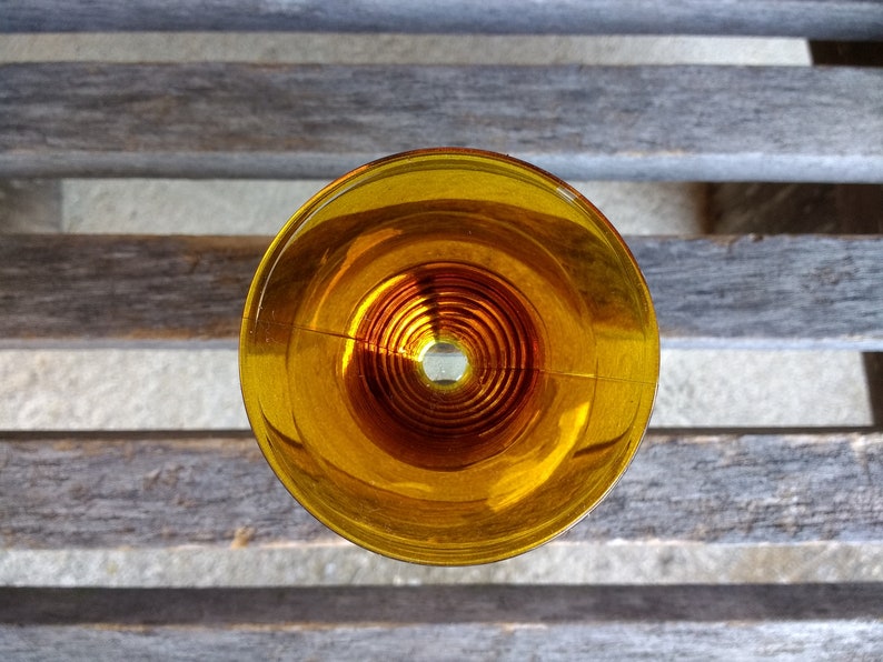 Vintage 150 Jabre Boldenes Lamm Glass Amber and Clear 150th Anniversary ...