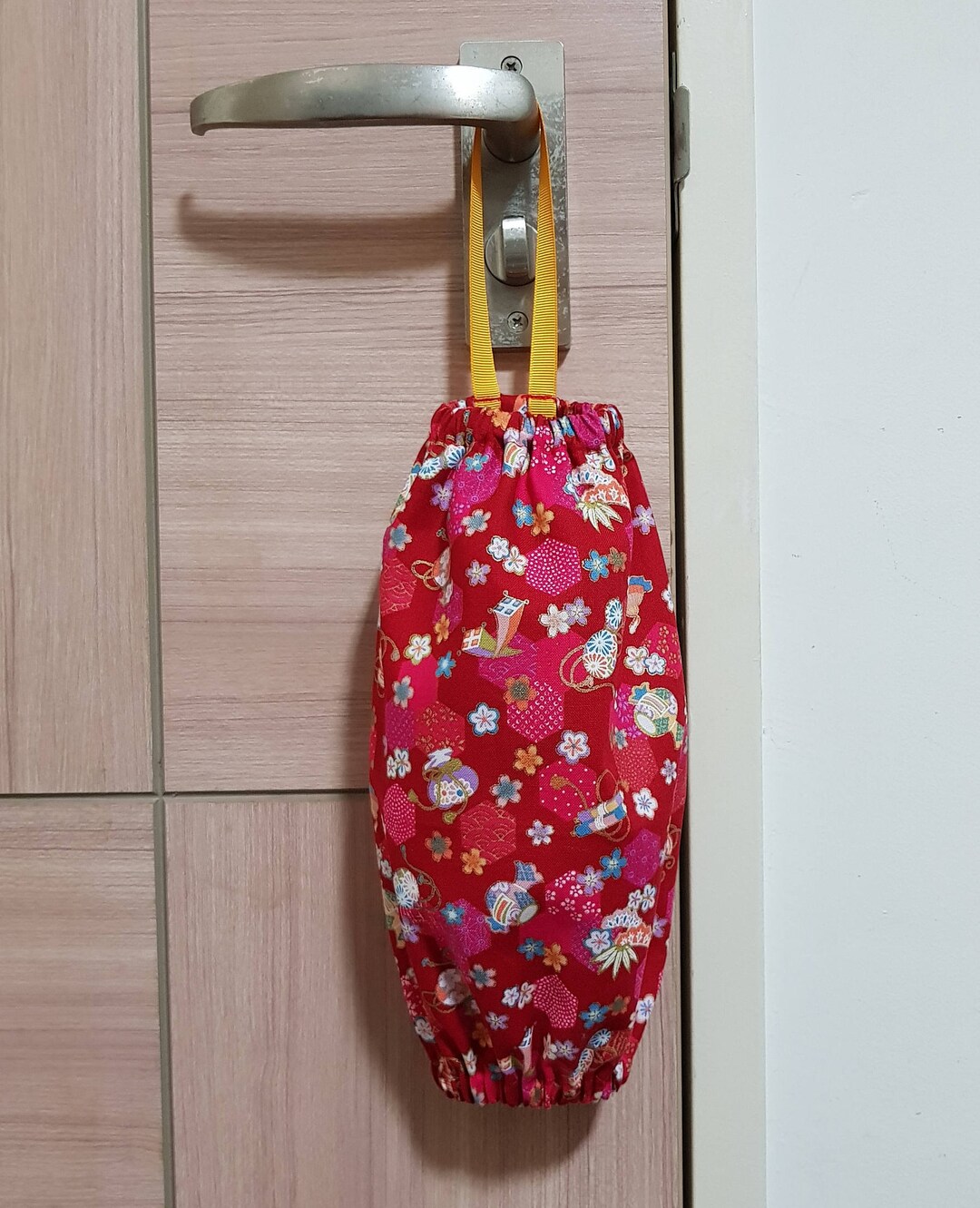 Fabric Grocery Bag Holder / Plastic Bag Dispenser / Reusable Bag ...
