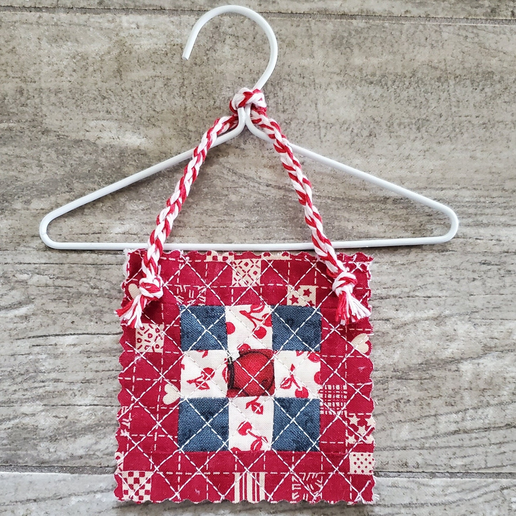 Miniature Quilt / Micro Mini Quilt / Patriotic Tiny Quilt / - Etsy