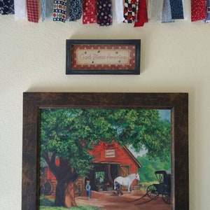 Patriotic Banner - Farmhouse Decor - Americana Bunting - Home Decor ...