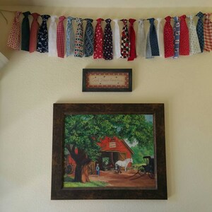 Patriotic Banner - Farmhouse Decor - Americana Bunting - Home Decor ...