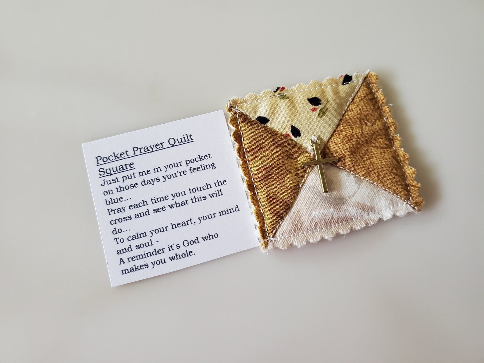 Pocket Prayer Quilt © COPYRIGHTED Poem Micro Mini Quilt Square - Etsy