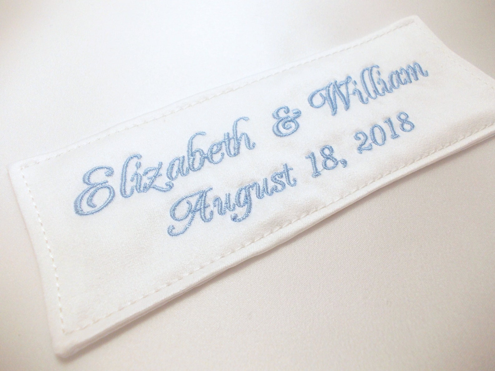 Wedding Dress Label Something Blue Custom Label Personalized - Etsy UK
